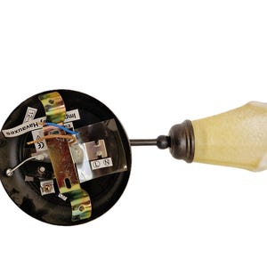 Art Nouveau Style Torch Sconce, Aesthetic Italian Wall Decor 90's ...