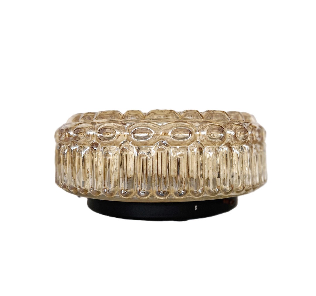 60s Bubble Glass Fixture Helena Tynell Style, Iridescent Pale Gold ...