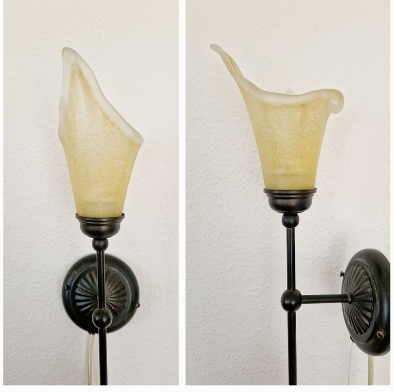 Art Nouveau Style Torch Sconce Aesthetic Italian Wall Decor - Etsy