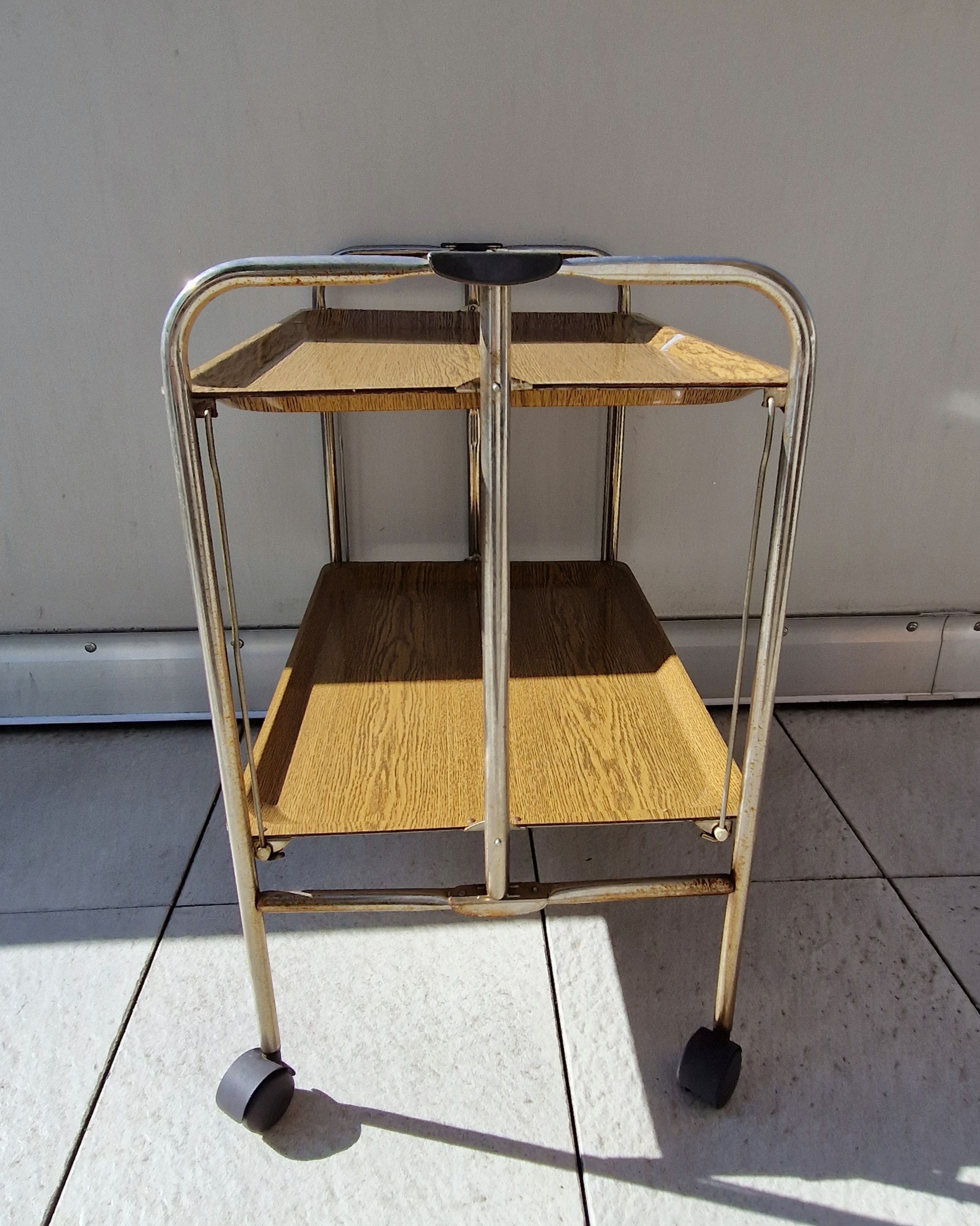 Vintage German Serving Trolley by Gerlinol 60s 70s Bar Cart - Etsy