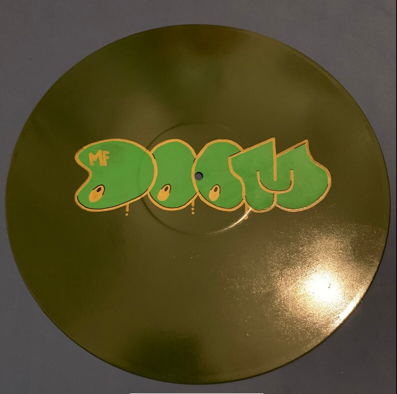 MF DOOM Hand Painted Vinyl Record / Featuring DOOM Tag / - Etsy UK