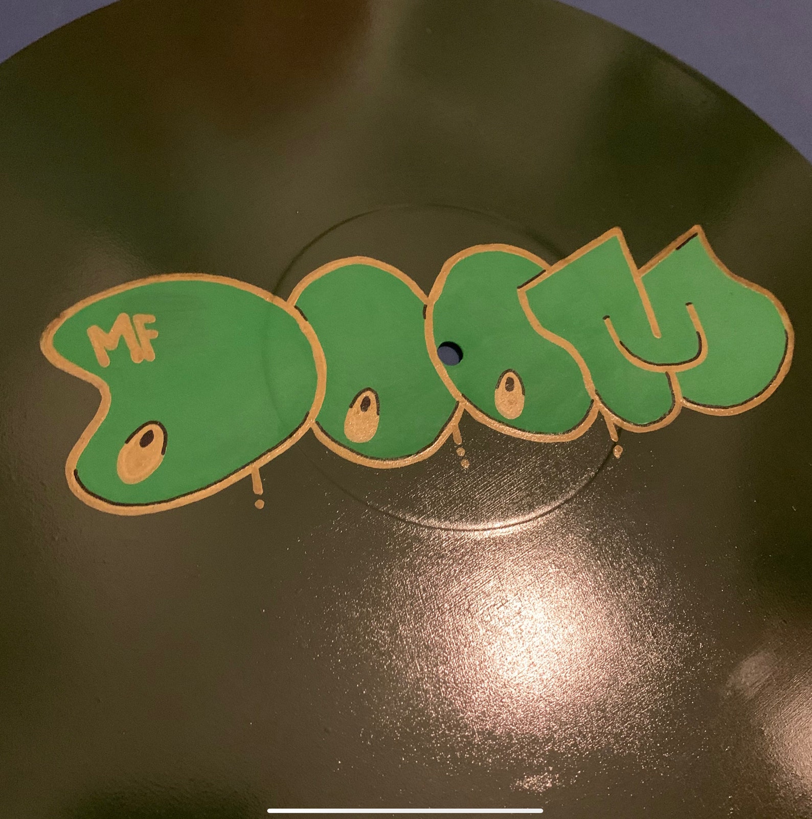 MF DOOM Hand Painted Vinyl Record / Featuring DOOM Tag / - Etsy UK