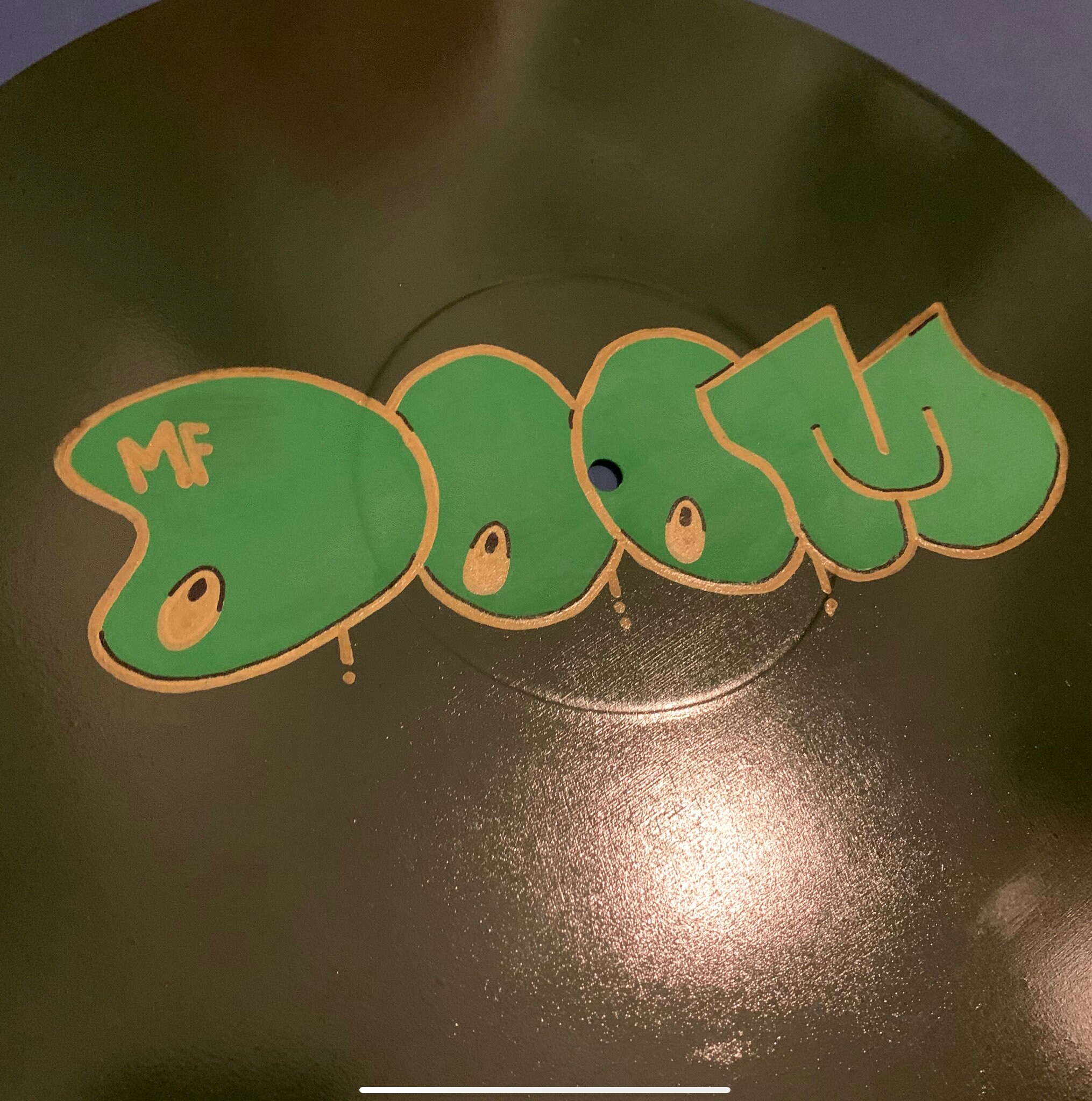 MF DOOM Hand Painted Vinyl Record / Featuring DOOM Tag / - Etsy UK