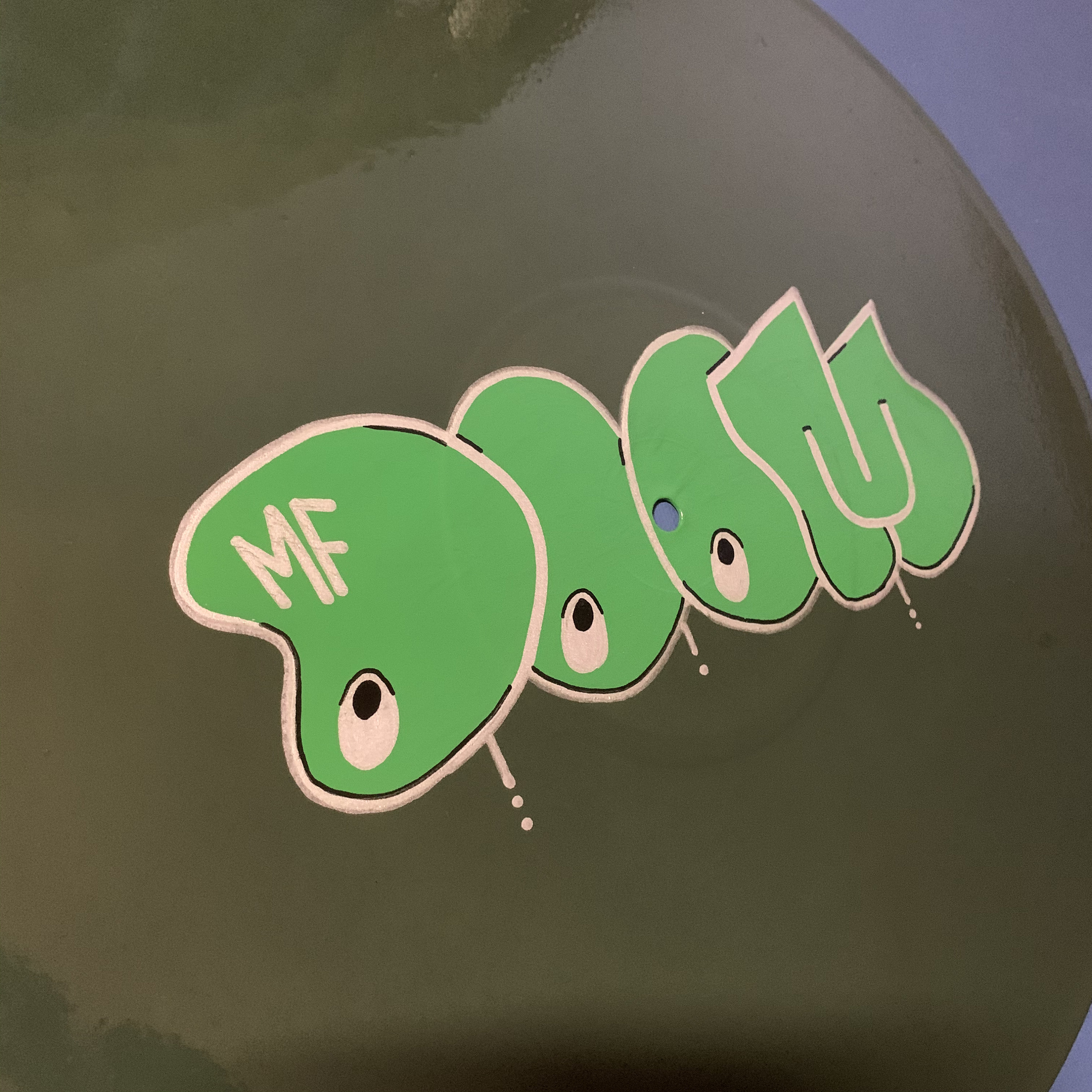 MF DOOM hand painted vinyl record / featuring DOOM tag / | Etsy