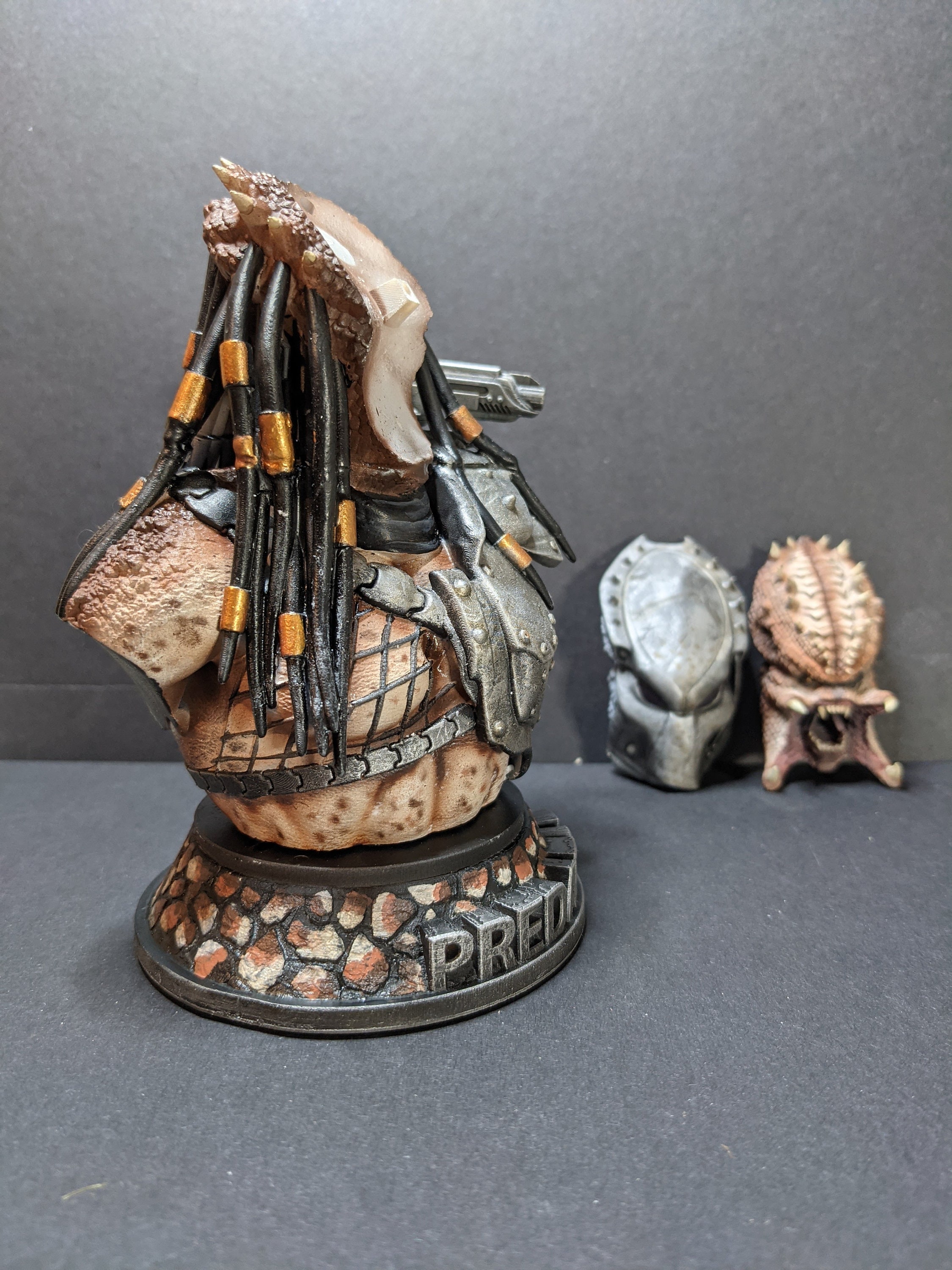 Alien Hunter Predator Bust Resin Printed Figure Designed - Etsy UK