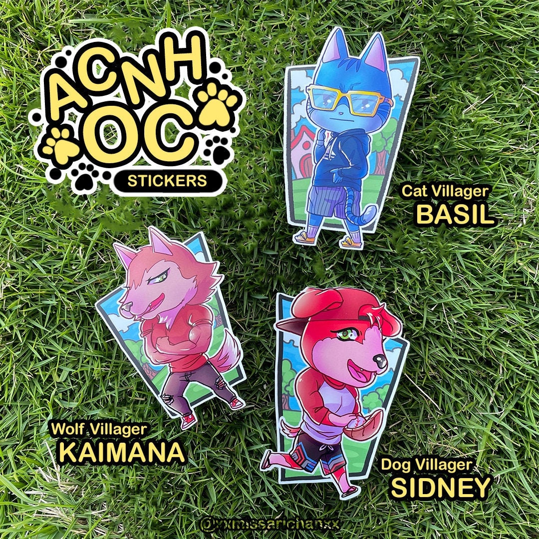 ACNH OC Stickers - Etsy