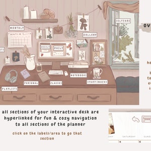 Academic Student Cottagecore Digital Planner UNDATED - Goodnotes Study ...