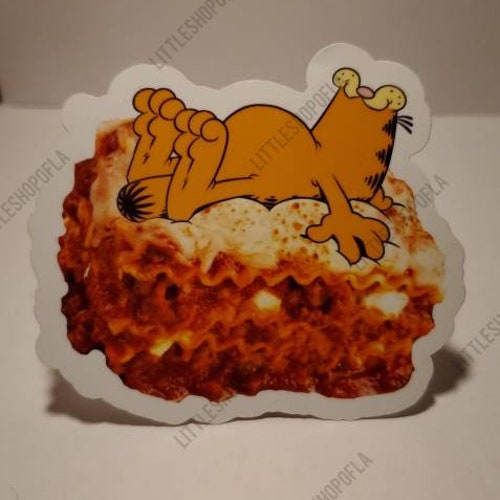 Vintage Garfield Diecut 80s Scratch and Sniff Sticker - Etsy