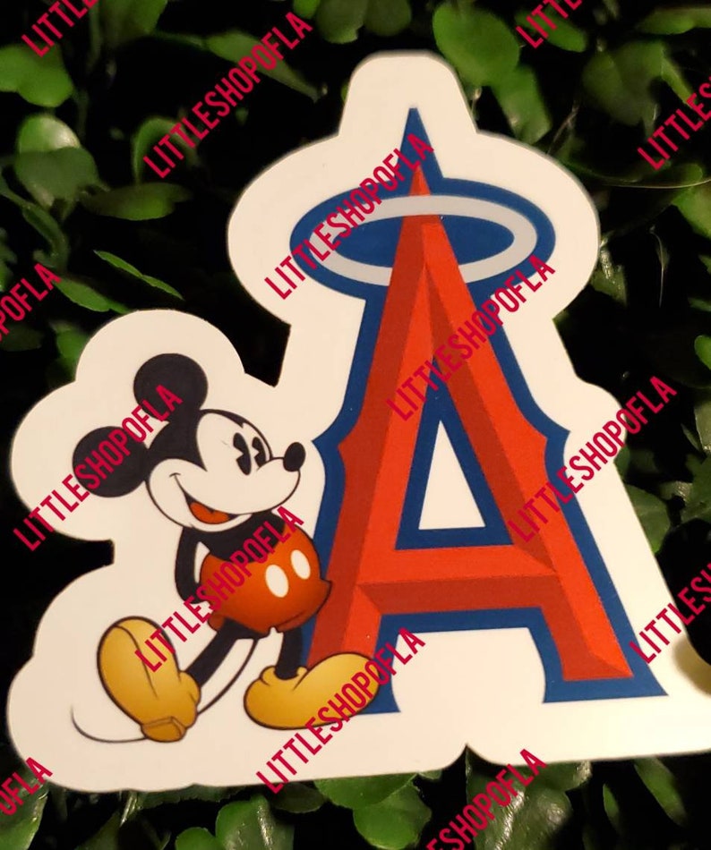 Anaheim Angels Mickey Sticker (unofficial) - Etsy