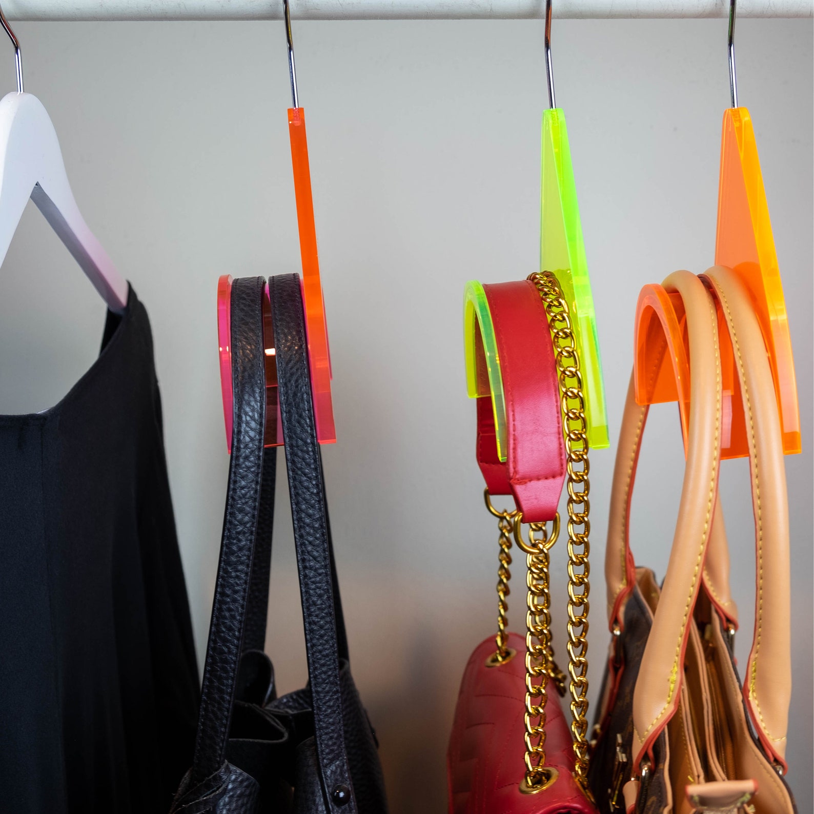 New Neon Luxury Handbag Hanger Fluorescent Acrylic Purse Hook - Etsy