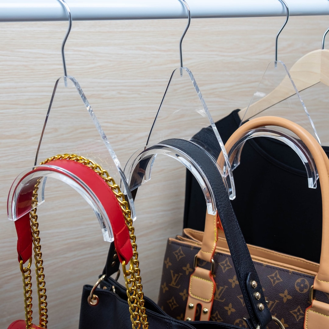 New Luxury Handbag Hangers, Acrylic Purse Hook for Bags, Organize and ...