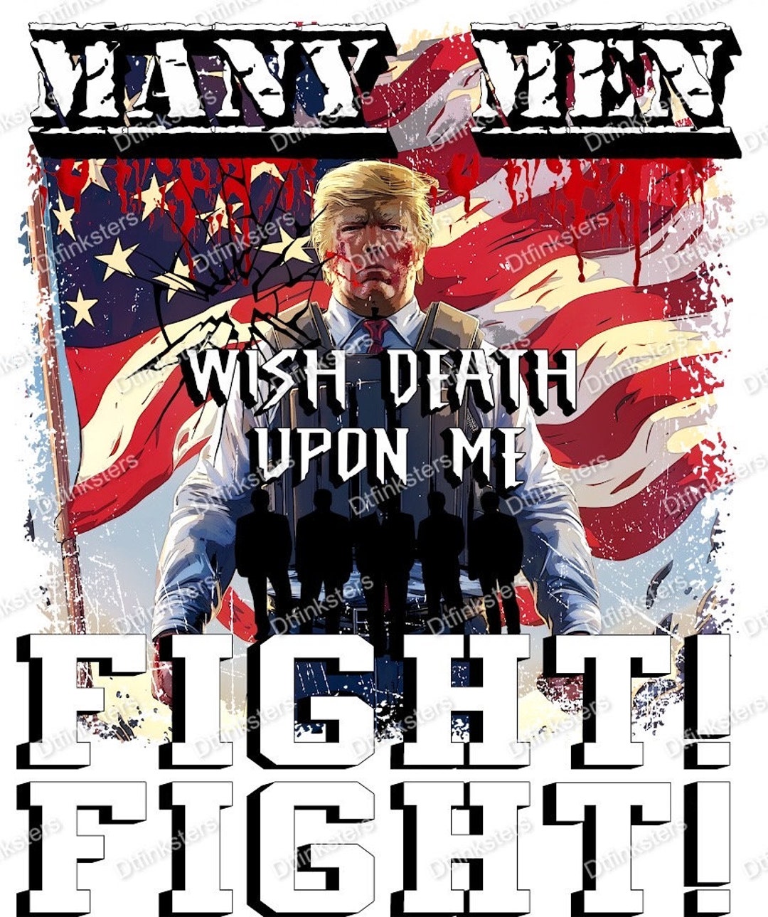 Trump Shot PNG, Trump Thug Life, Trump Shot SVG, Trump DTF, Trump ...