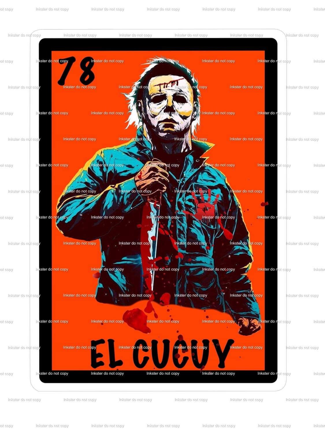 El Cucuy Digital Download Transparent Png Dtf Dtg Sublimatiomn 300 Dpi ...