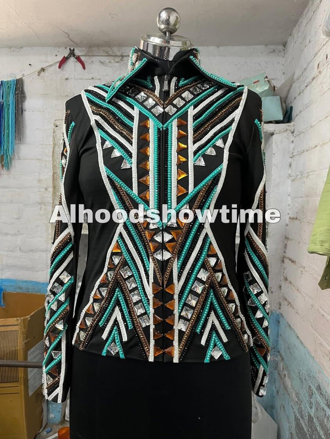 Women Horse Show Jacket Equestrian Competition Riding Coat Custom Show ...