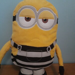 Minion in Prison Clothes Plush Toy - Etsy