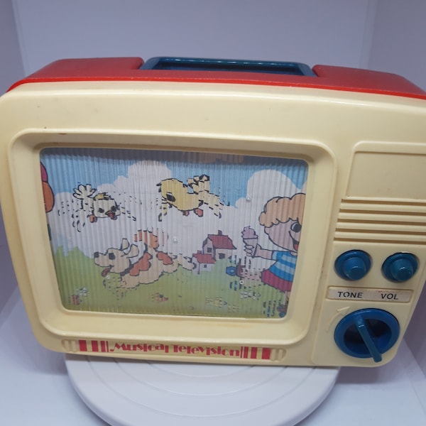 Musical Tv Toy - Etsy UK