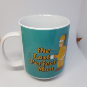 Tea Mug From Simpsons and Matt Groening "the Last Perfect Man" - Etsy
