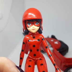 Miraculous Ladybug With Her Motorcycle. - Etsy
