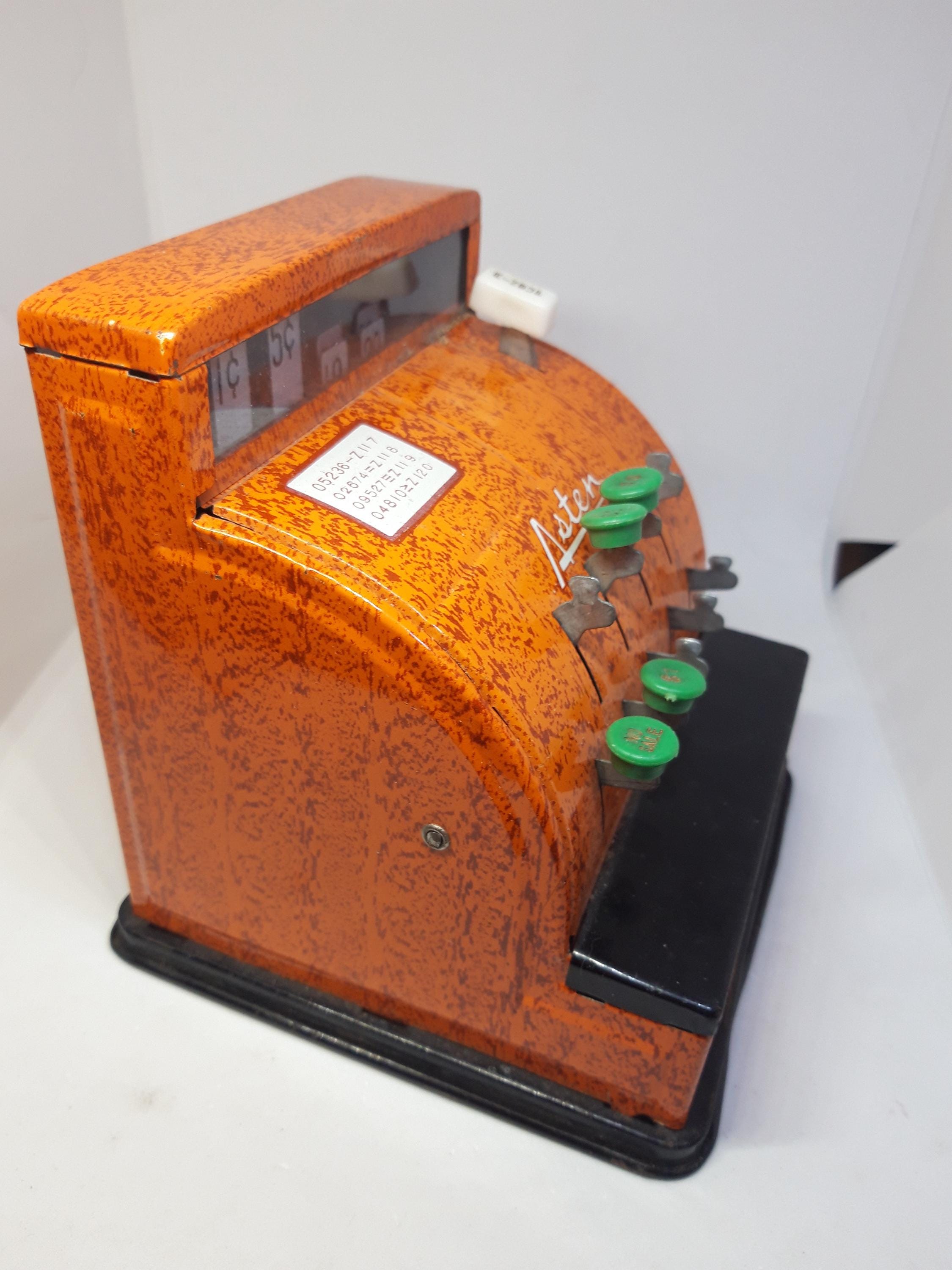 Aster Tin Toy Cash Register Vintage Mechanical 1960s - Etsy