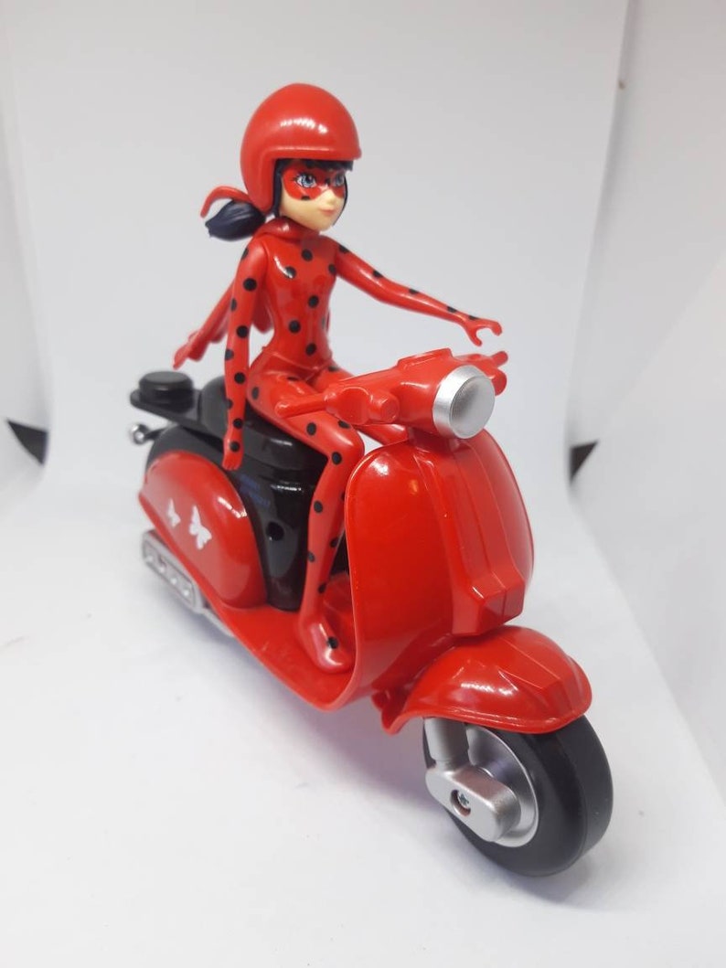 Miraculous Ladybug With Her Motorcycle. - Etsy