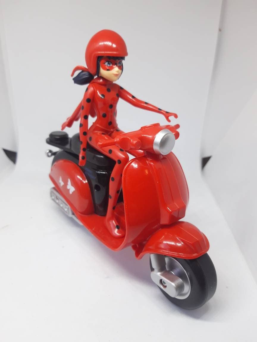 Miraculous Ladybug With Her Motorcycle. - Etsy