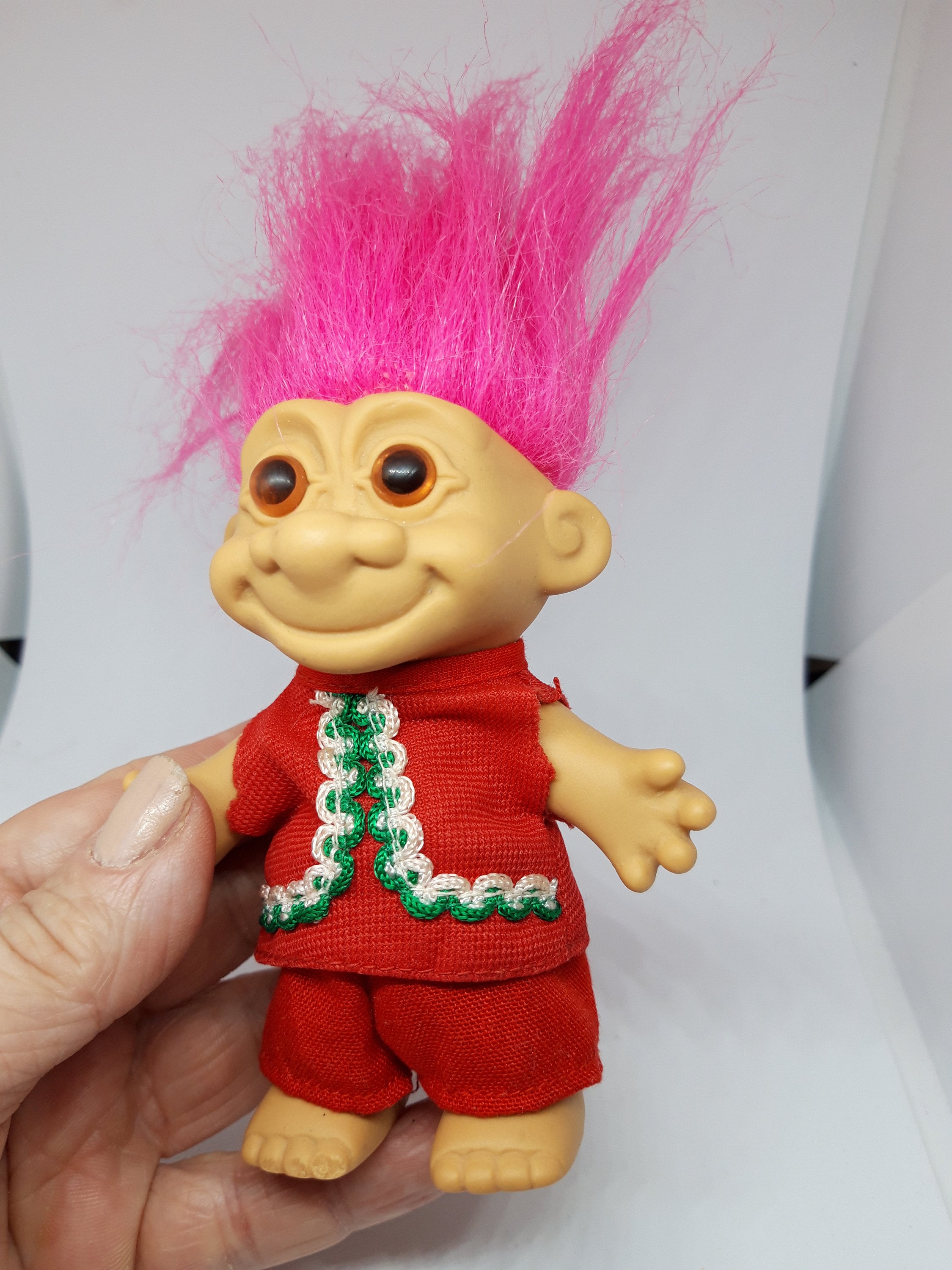 Vtg Russ Troll in a Cute Red Suit - Etsy