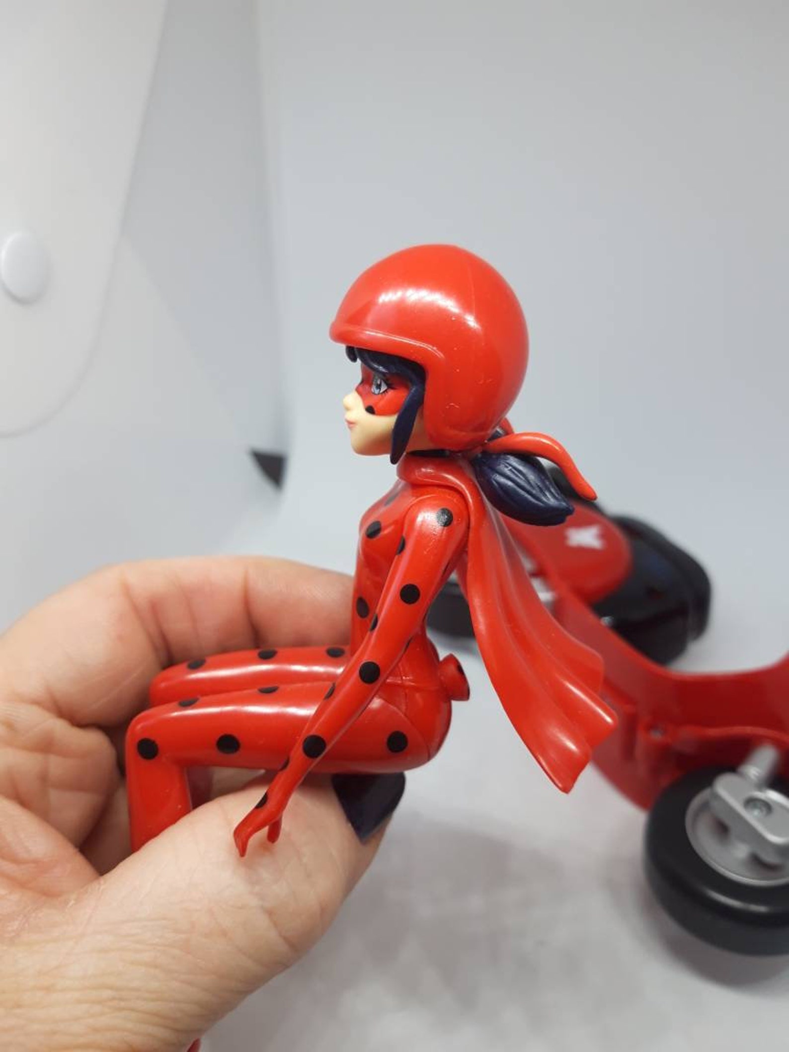 Miraculous Ladybug With Her Motorcycle. - Etsy