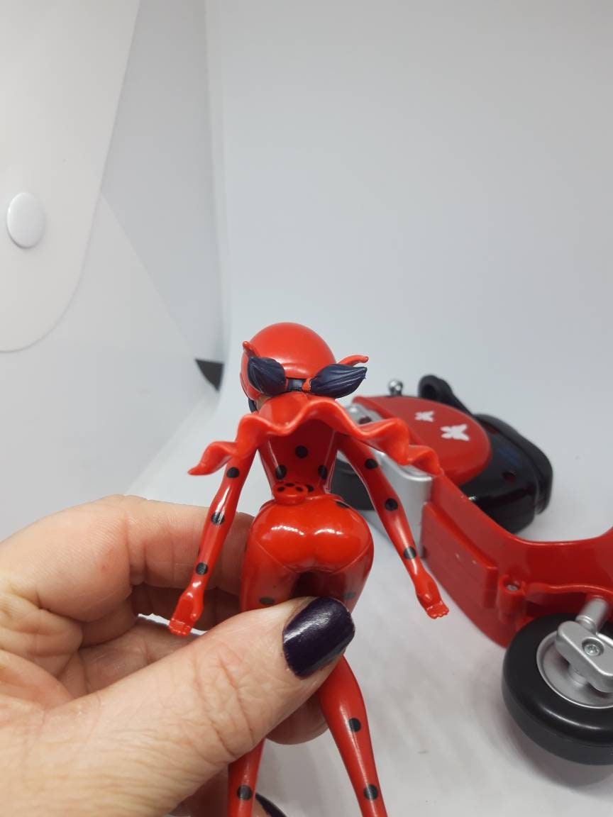 Miraculous Ladybug With Her Motorcycle. - Etsy