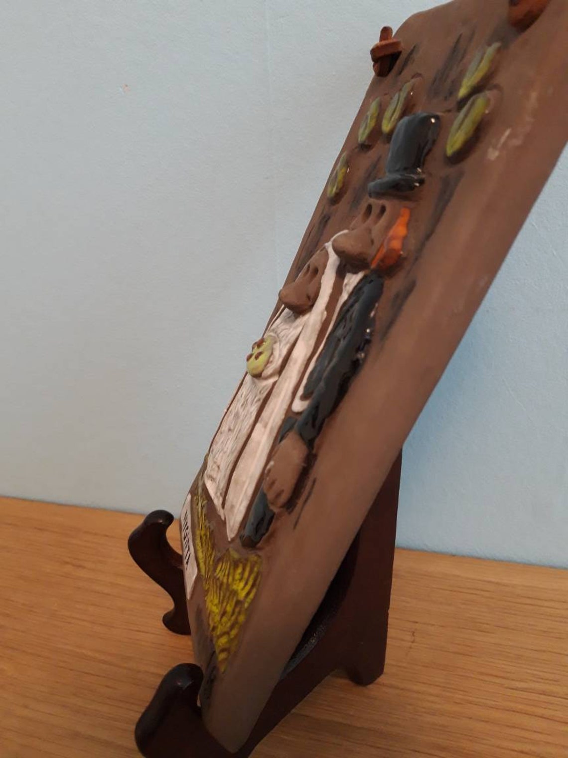 Vintage Wall Relief/plaque With just Married Troll Couple. Creation of ...