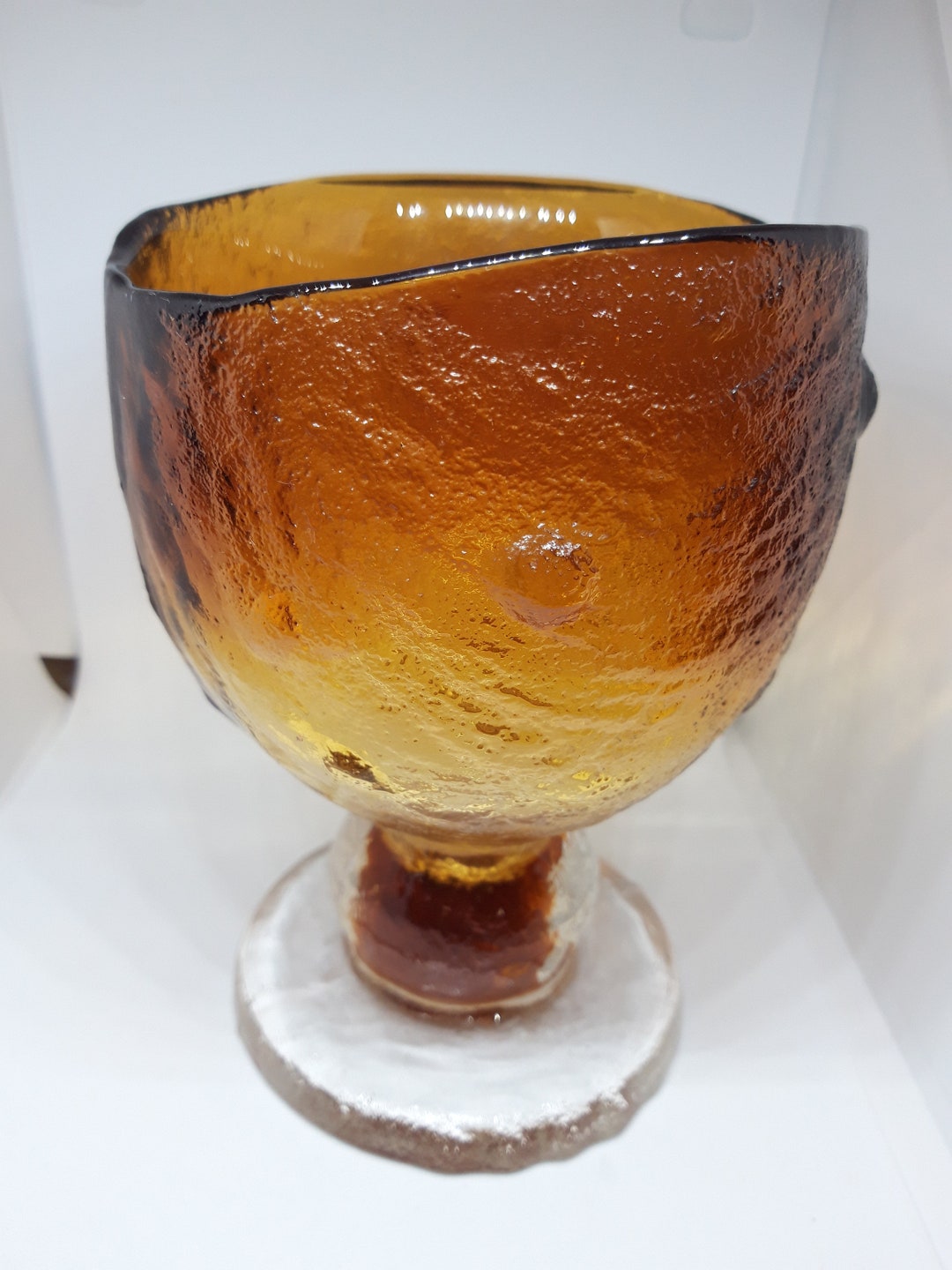 Fine Glass Art Vase/bowl Humppila Finland Creation of Pertti Santalahti ...