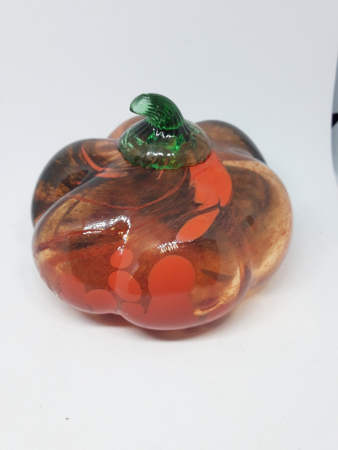 Örrefors Studio Sweden Fin Glass-art Pumpkin Signed on the Bottom - Etsy