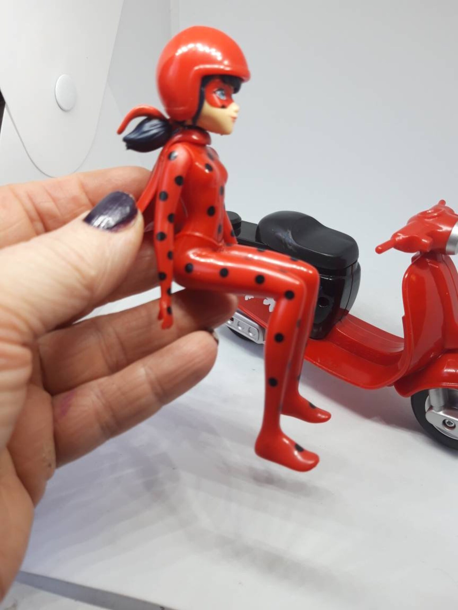 Miraculous Ladybug With Her Motorcycle. - Etsy