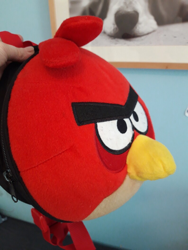 Angry Birds Backpack 3D Red - Etsy