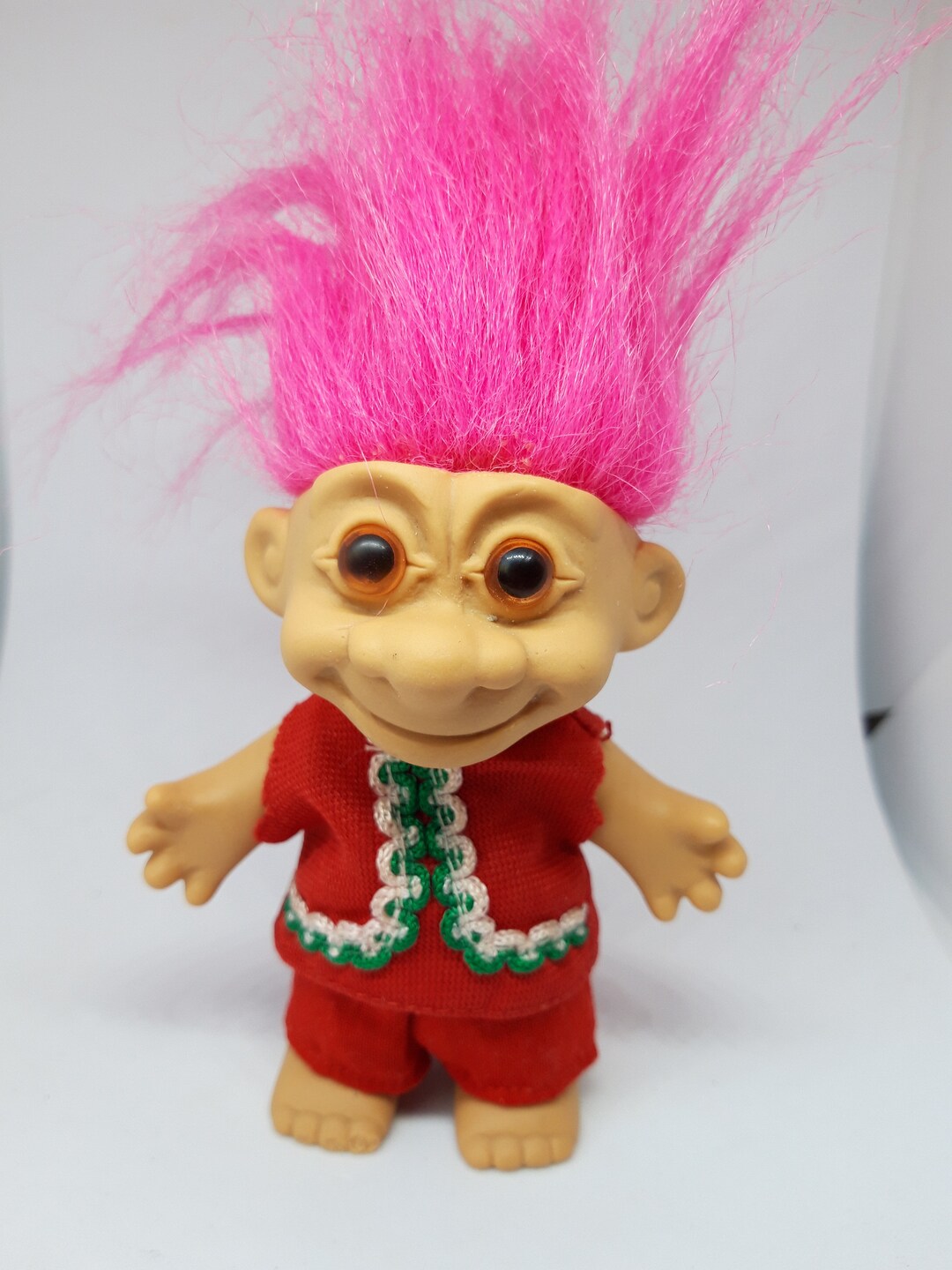 Vtg Russ Troll in a Cute Red Suit - Etsy