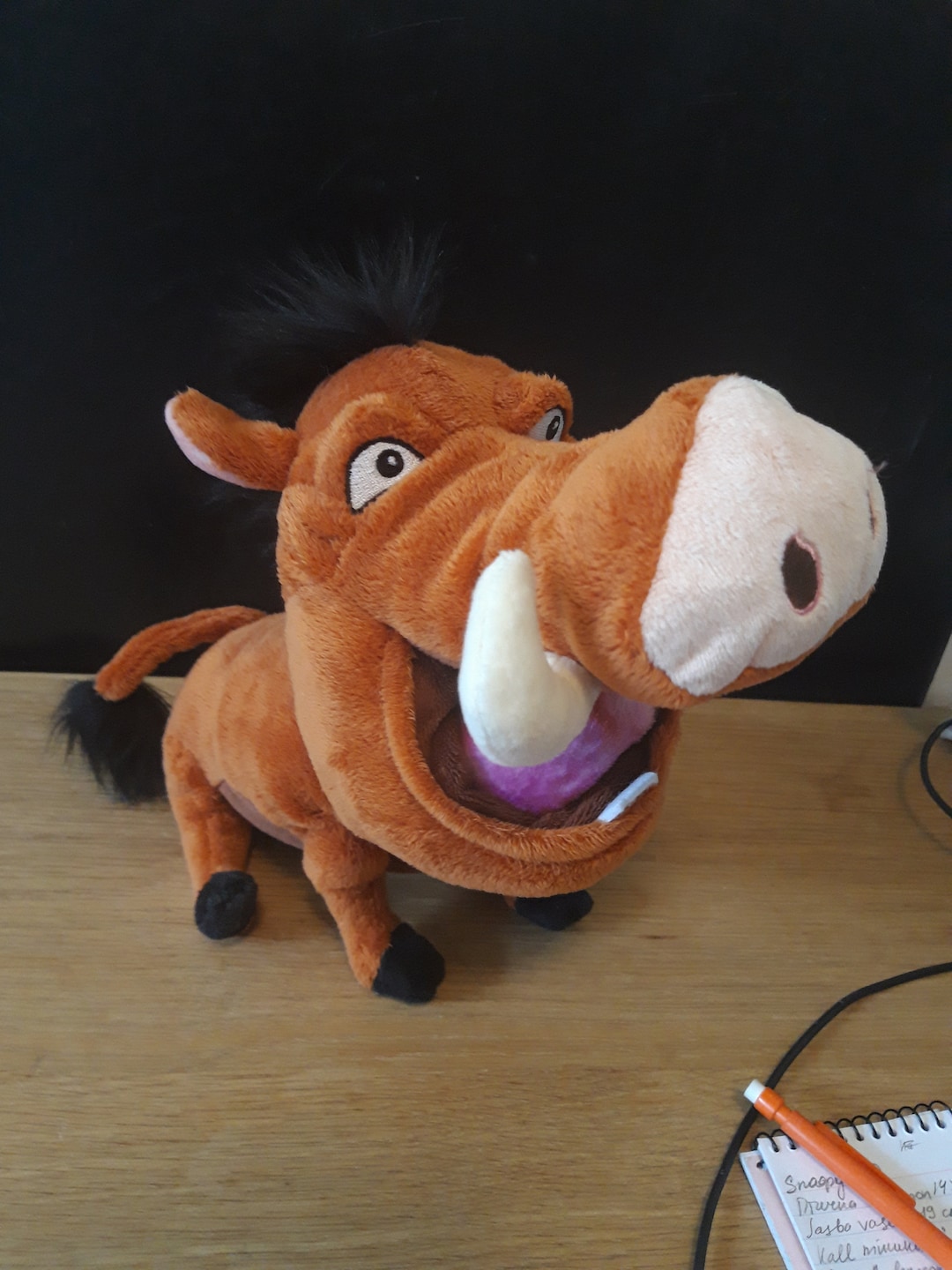 Pumba From Lion King Plush Toy From Disney - Etsy