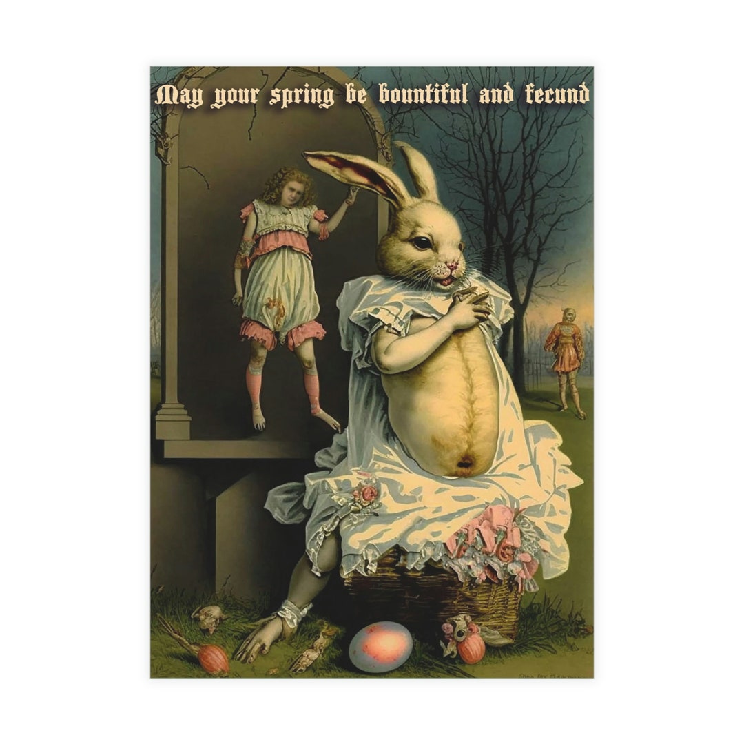 Easter Victorian Era Style Greeting Card 36 fecundity - Etsy