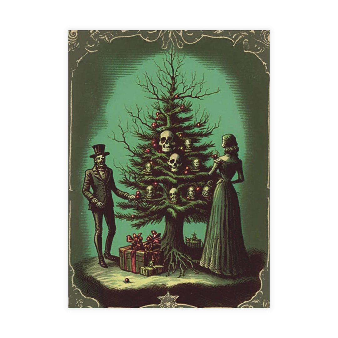 Macabre Victorian Greeting Cards 9 - Etsy
