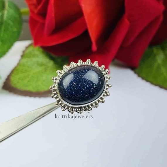 Black Sunstone Ring 925 Sterling Silver Natural Sunstone Ring Handmade Ring Statement Ring Women Ring Dainty Ring Gift for Christmas Etsy