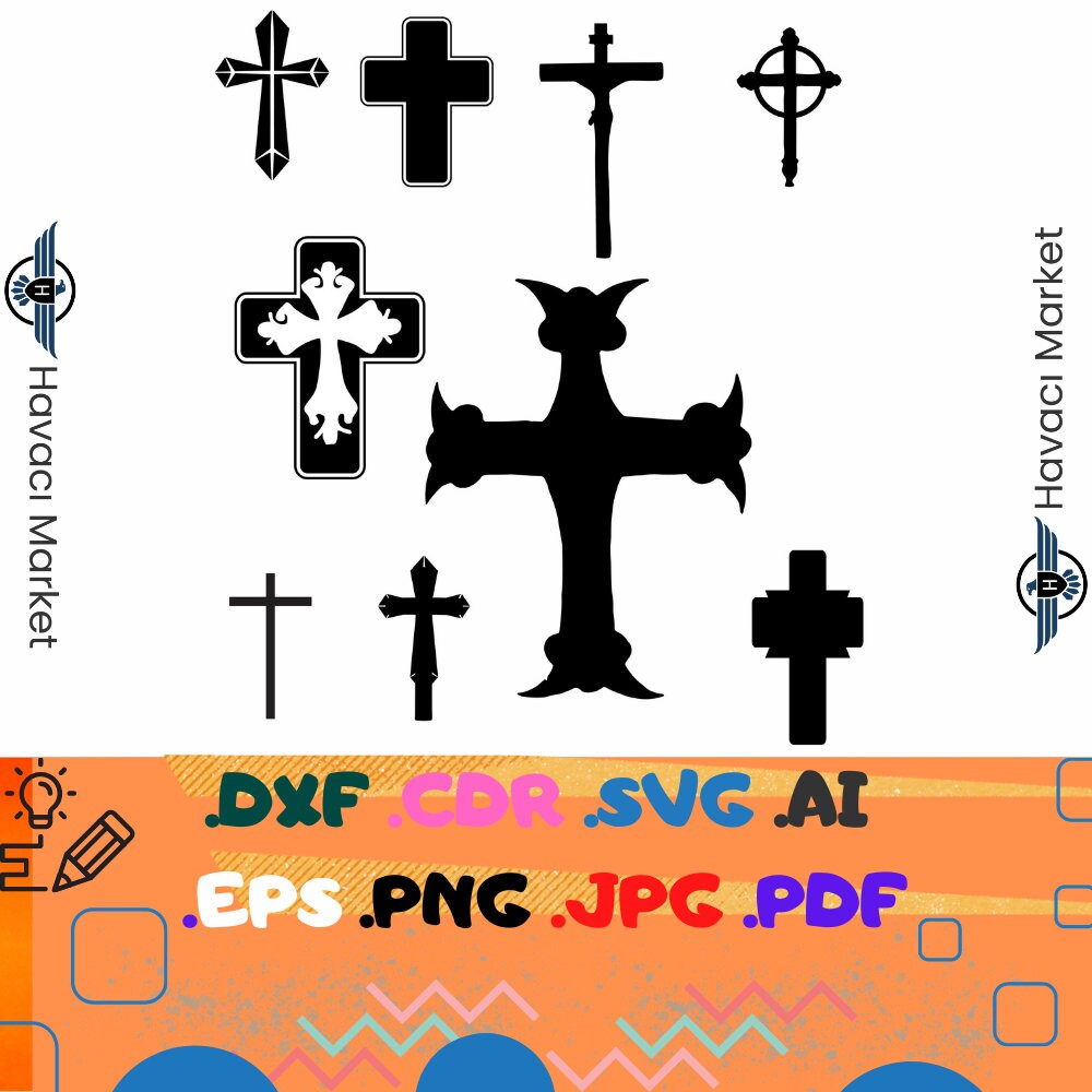 Cross Laser Cut File Vector File for Laser Cutting, Wall Art ...