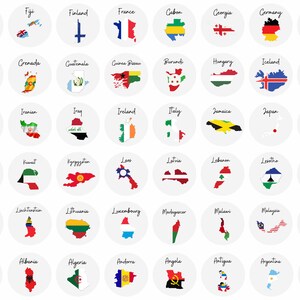 Map Flag Highlights Cover, Travel Blog Highlights, Travel Story ...