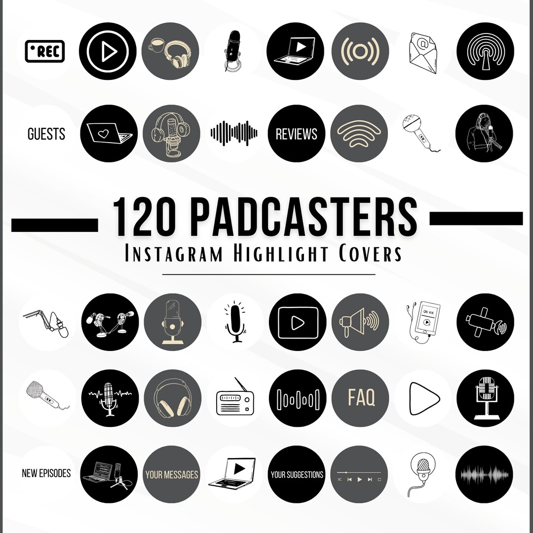 Podcast Instagram Highlights, Podcast Highlights Cover, Podcast ...