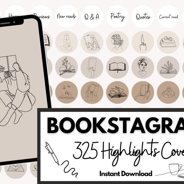 Neutral Book Cover - Etsy