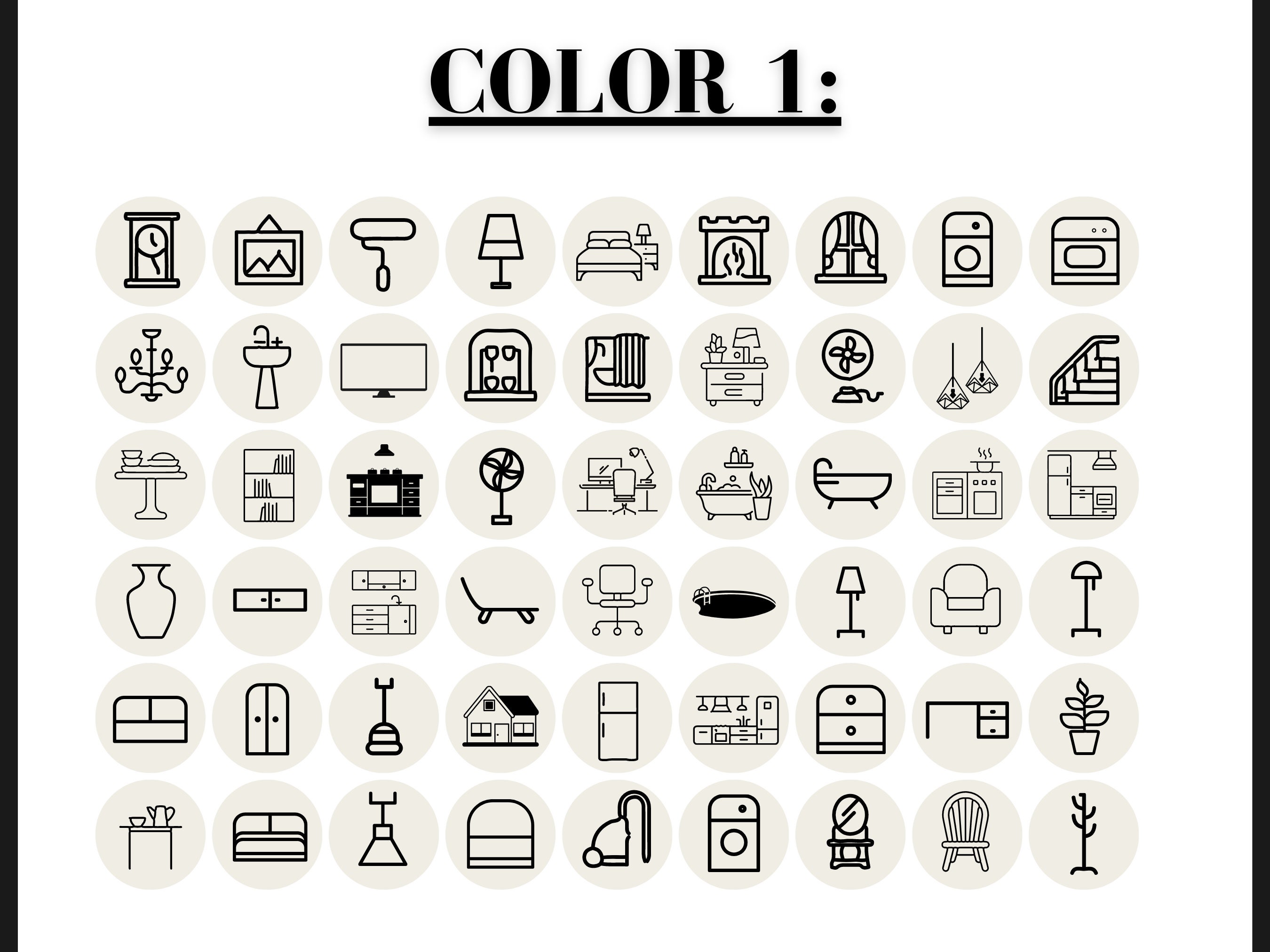 Home Interior Design Instagram Highlight Covers 270 Home Interior ...