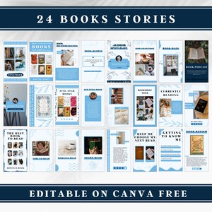 Books Instagram Posts Templates, Minimalist Bookstagram Templates ...