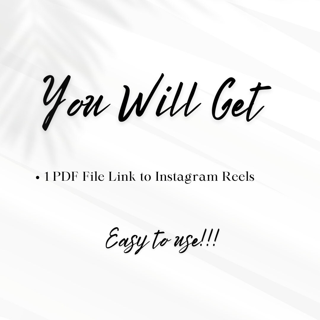 Musician Instagram Reels Template: Editable Video Reels (PDF) - Etsy