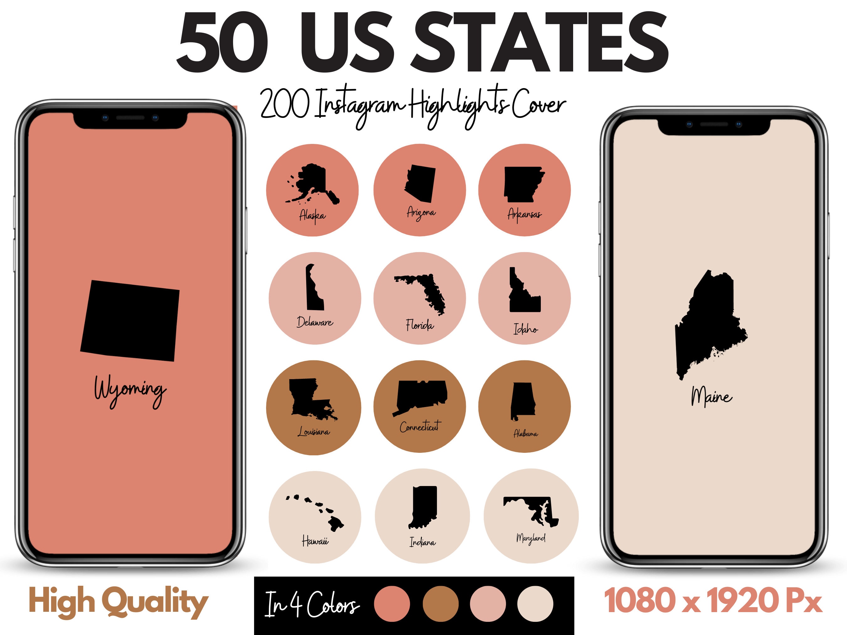 USA Maps Highlight Instagram Usa States Maps Icons USA Blogger ...