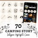 Camping Instagram Highlight Covers | Outdoor Adventure Story Icons ...
