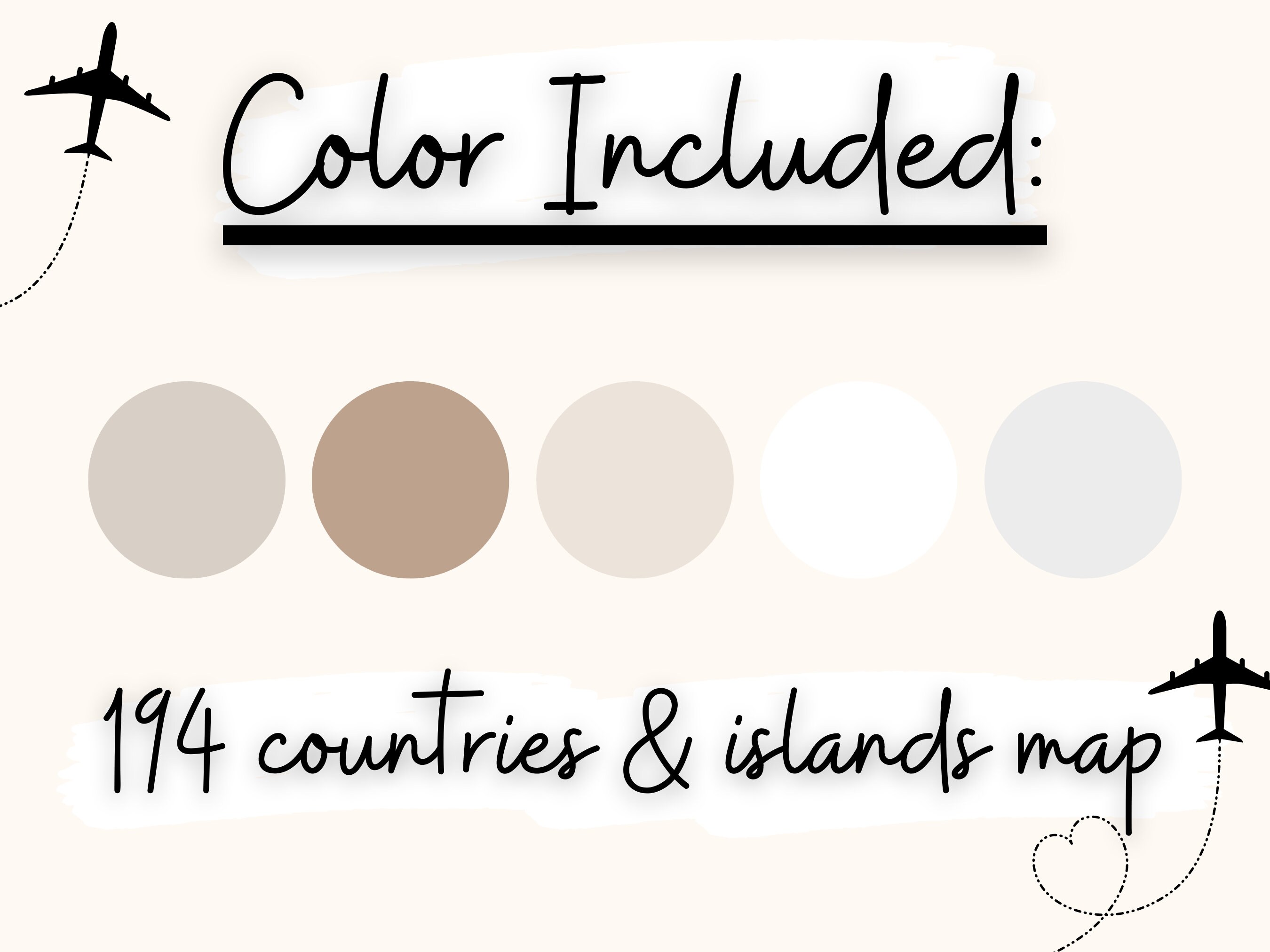 Travel Instagram Highlight Covers: Countries & Islands Maps (digital ...