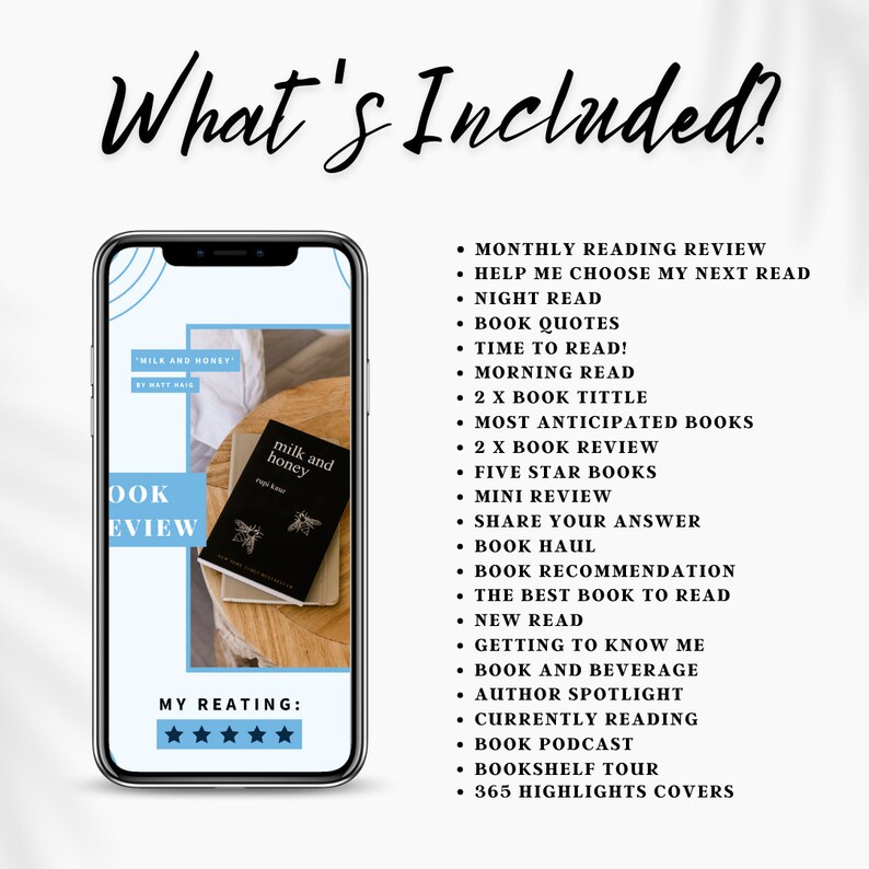 Books Instagram Posts Templates, Minimalist Bookstagram Templates ...