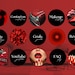 Luxury Instagram Highlight Covers Red LUXURY Instagram Story Luxury ...